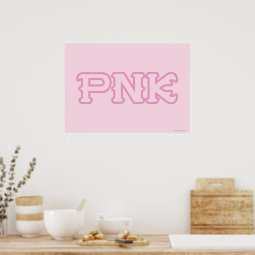 PNK Logo Poster | Zazzle