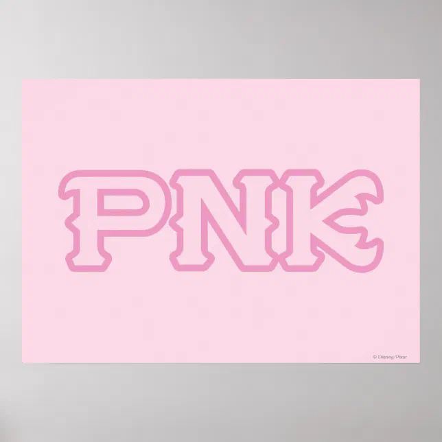 PNK Logo Poster | Zazzle