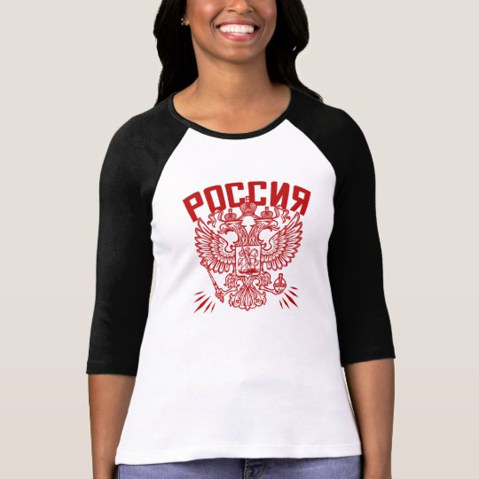 Poccnr Russia T-Shirt | Zazzle.com