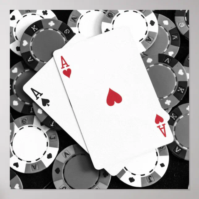 Pocket Aces Poster | Zazzle