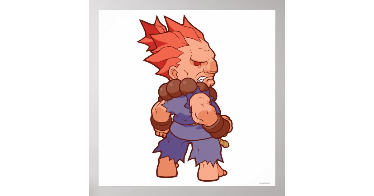 Pocket Fighter Akuma 2 Poster | Zazzle