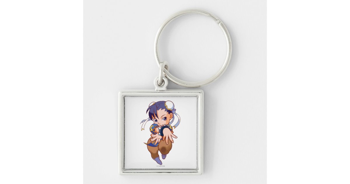 Pocket Fighter Chun-Li Keychain | Zazzle