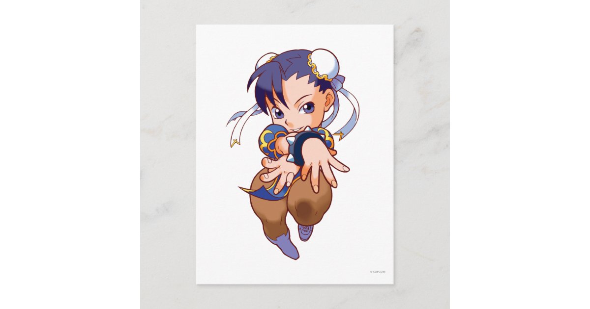 Pocket Fighter Chun-Li Postcard | Zazzle