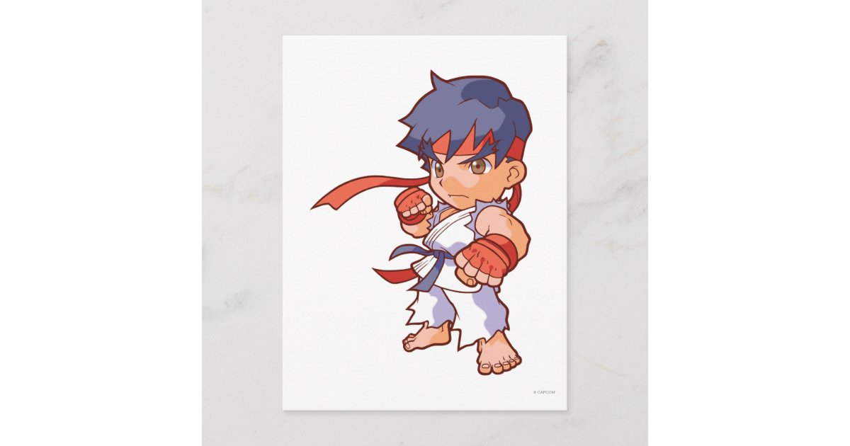 Pocket Fighter Ryu Postcard | Zazzle