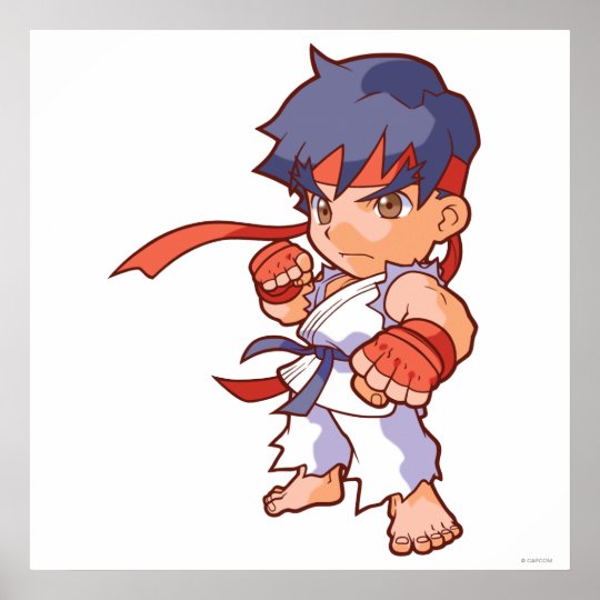 Pocket Fighter Ryu Poster | Zazzle.com