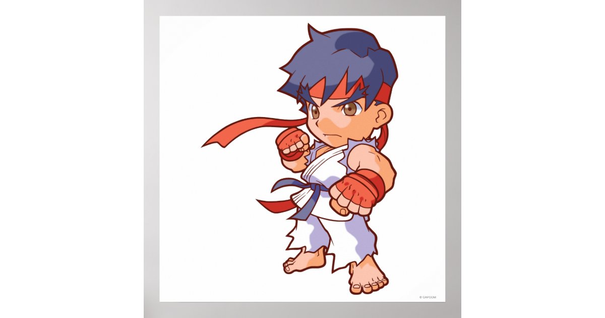 Pocket Fighter Ryu Poster | Zazzle