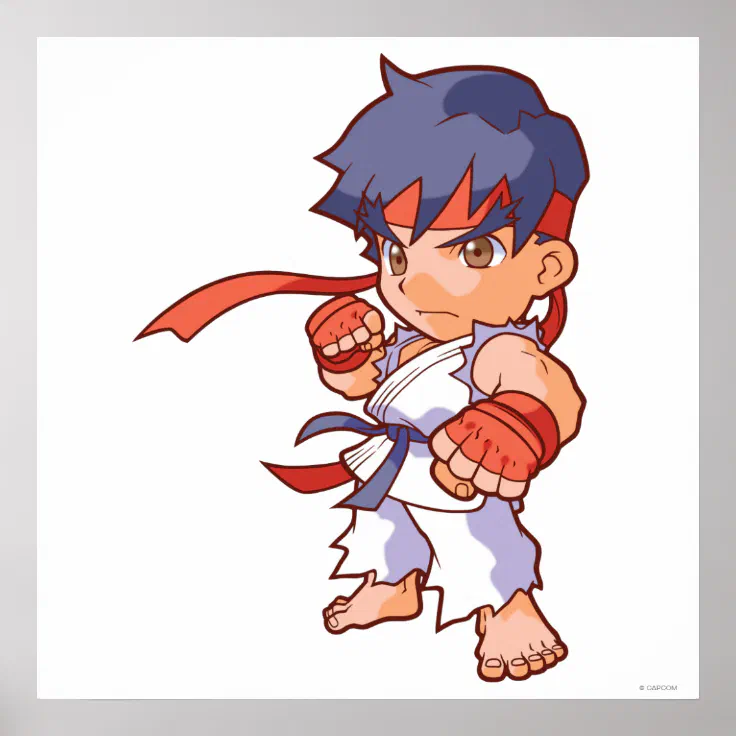 Pocket Fighter Ryu Poster | Zazzle