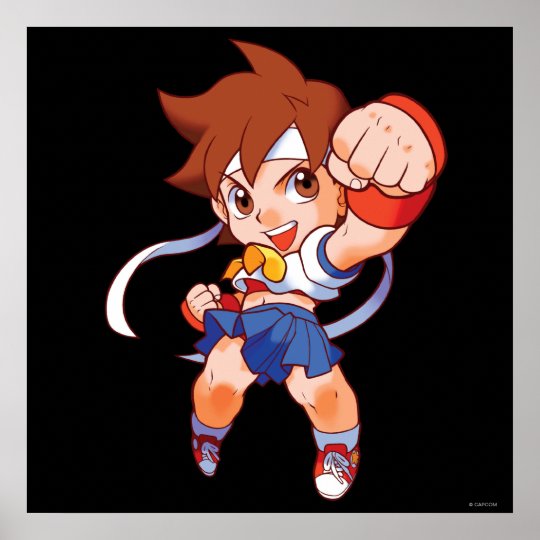 Pocket Fighter Sakura 2 Poster | Zazzle.com Pocket Fighter Sakura 2 Poster | Zazzle.com