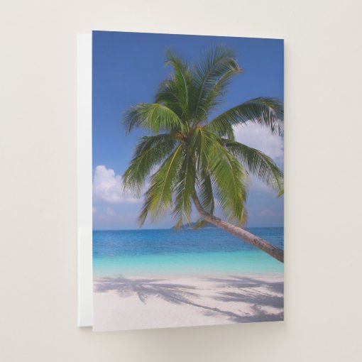 Pocket Folder-Tropical Beach Pocket Folder | Zazzle