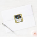 Pocket Protector Geek Party Square Sticker | Zazzle