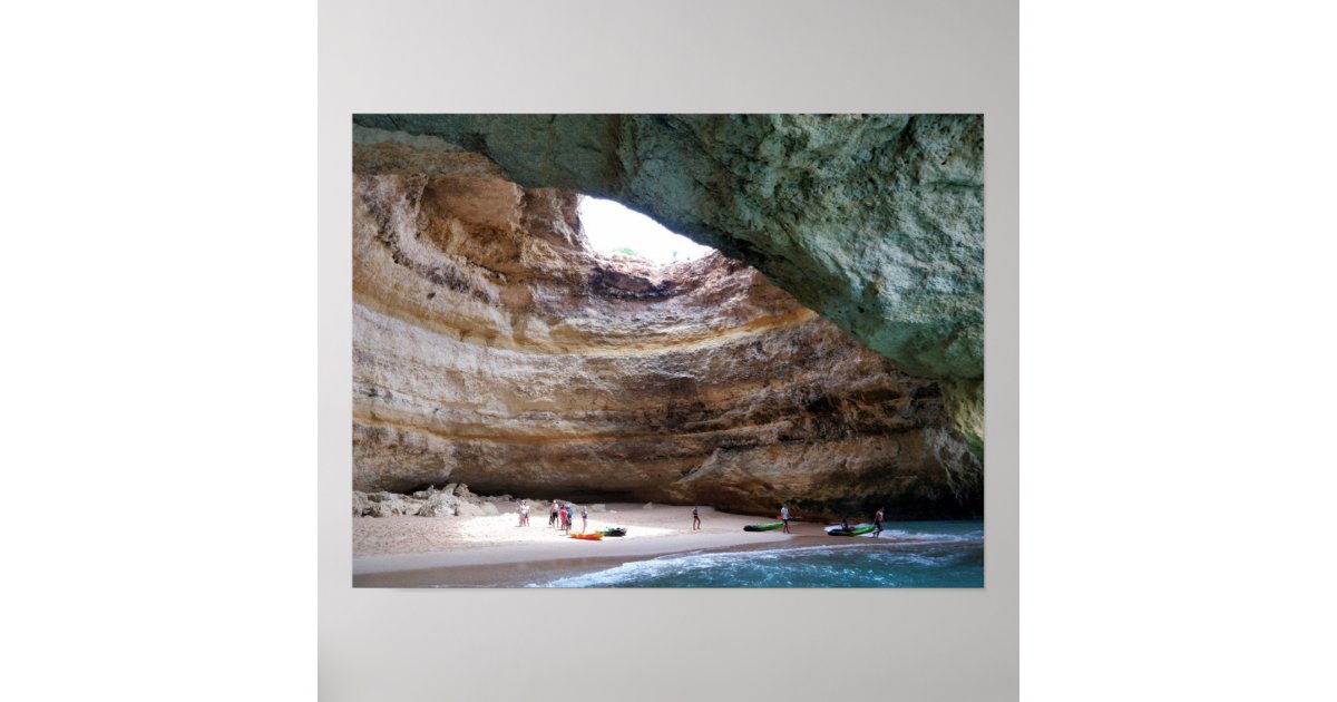 Poço Partido Faro Portugal Coastal scene poster | Zazzle