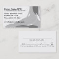Podiatrist / Appointment Card | Zazzle
