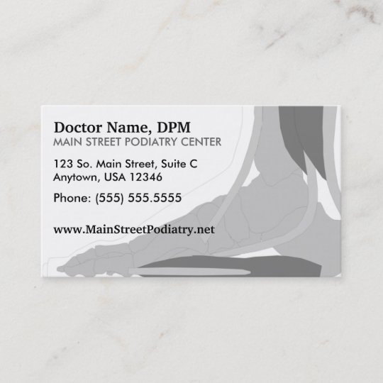 Podiatrist / Appointment Card | Zazzle.com