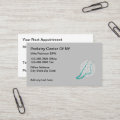 Podiatrist Appointment Medical Business Cards | Zazzle