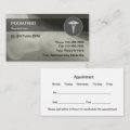 Podiatrist Appointment Reminder And Business Cards | Zazzle