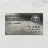 Podiatrist Appointment Reminder And Business Cards | Zazzle
