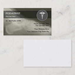 Podiatrist Business Cards | Zazzle