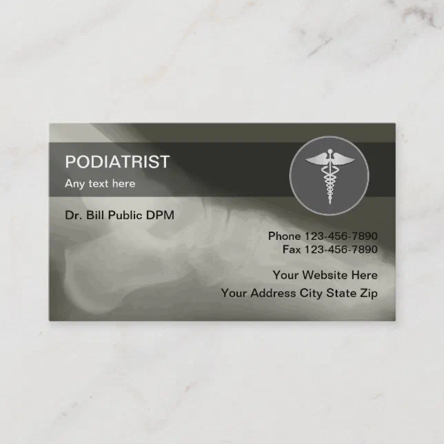 Podiatrist Business Cards | Zazzle