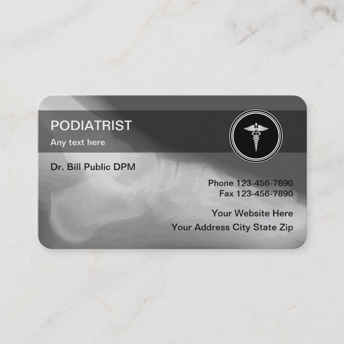 Podiatrist Business Cards | Zazzle.com