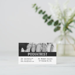 Podiatrist Medical Appointment Business Card | Zazzle