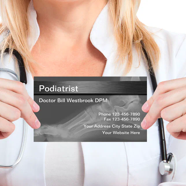 Podiatrist Medical Business Cards | Zazzle