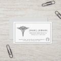 Podiatrist Minimalist Lined Border Business Card | Zazzle