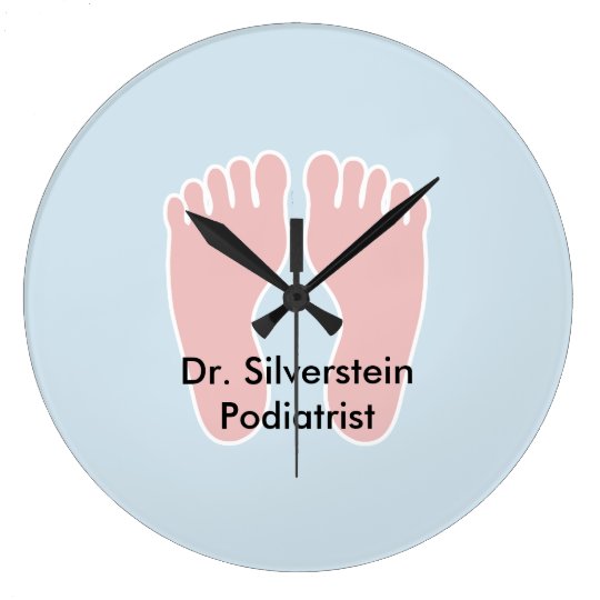 Podiatrist Office Foot Themed Clocks | Zazzle.com