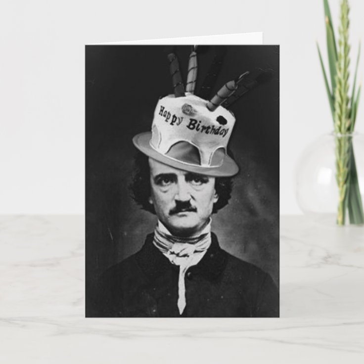 Poe Birthday Card Zazzle