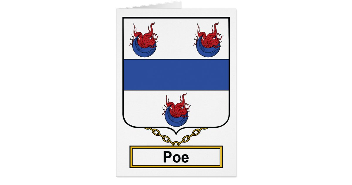 Poe Family Crest | Zazzle