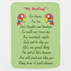 Babies poem receiving blanket | Zazzle.com