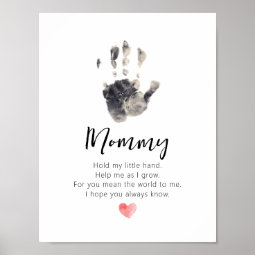 Poem For Mommy Poster | Zazzle