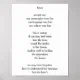Poem - "listen" poster | Zazzle