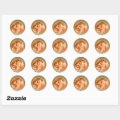 Poetry Classic Round Sticker | Zazzle