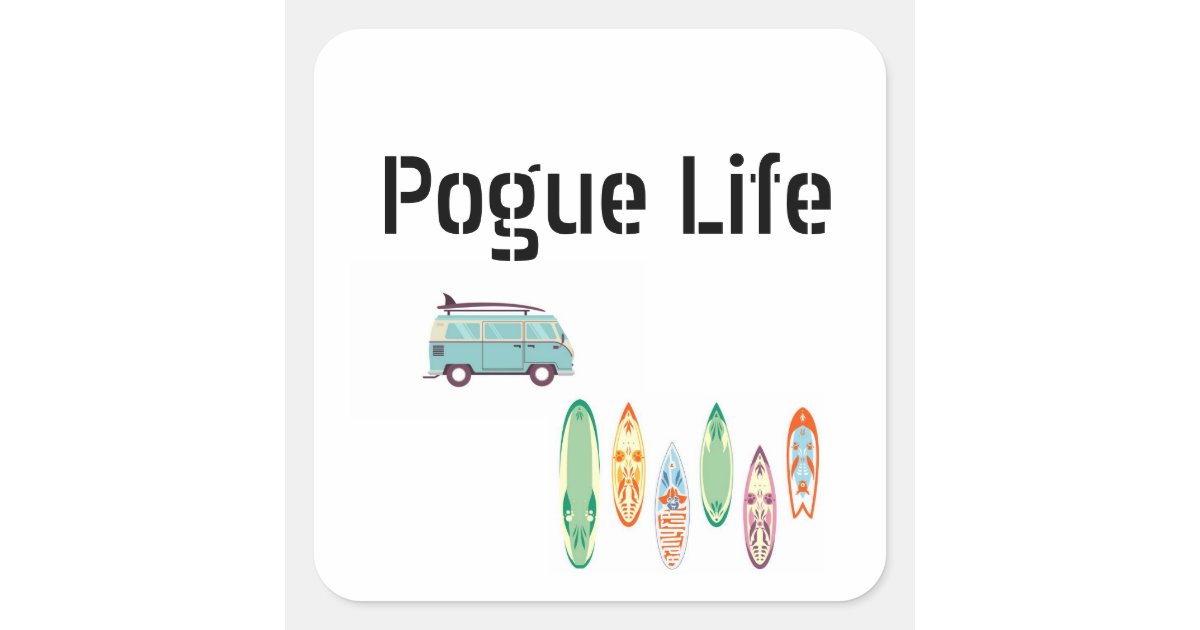 Pogue Life Sticker | Zazzle