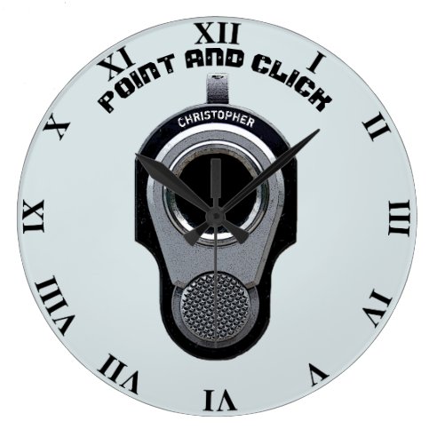 Gun Wall Clocks | Zazzle