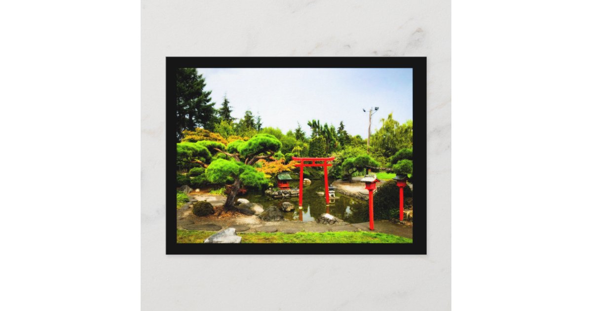 Point Defiance Park Japanese Garden Postcard | Zazzle