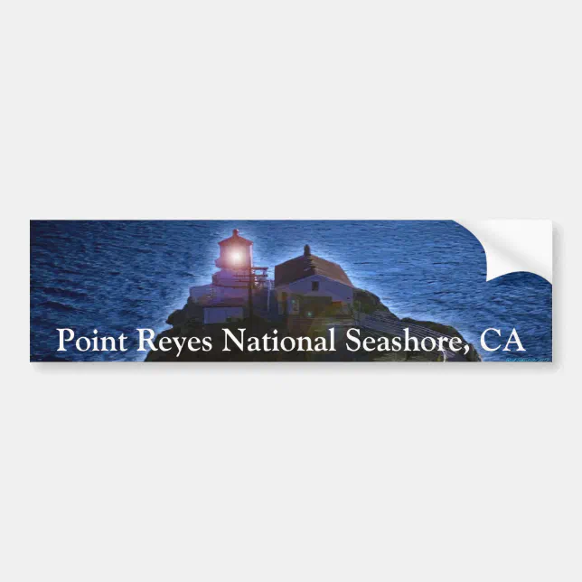 Point Reyes National Seashore Lighthouse CA Bumper Bumper Sticker | Zazzle