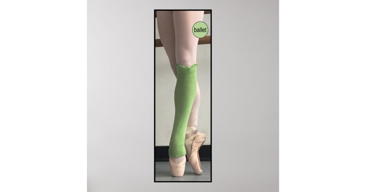 Pointe Shoes Ballet Poster | Zazzle