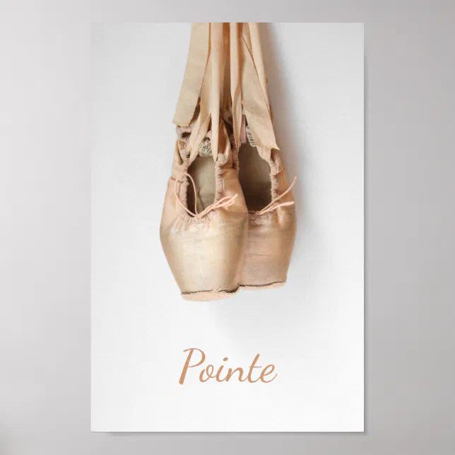 Pointe Shoes Poster | Zazzle