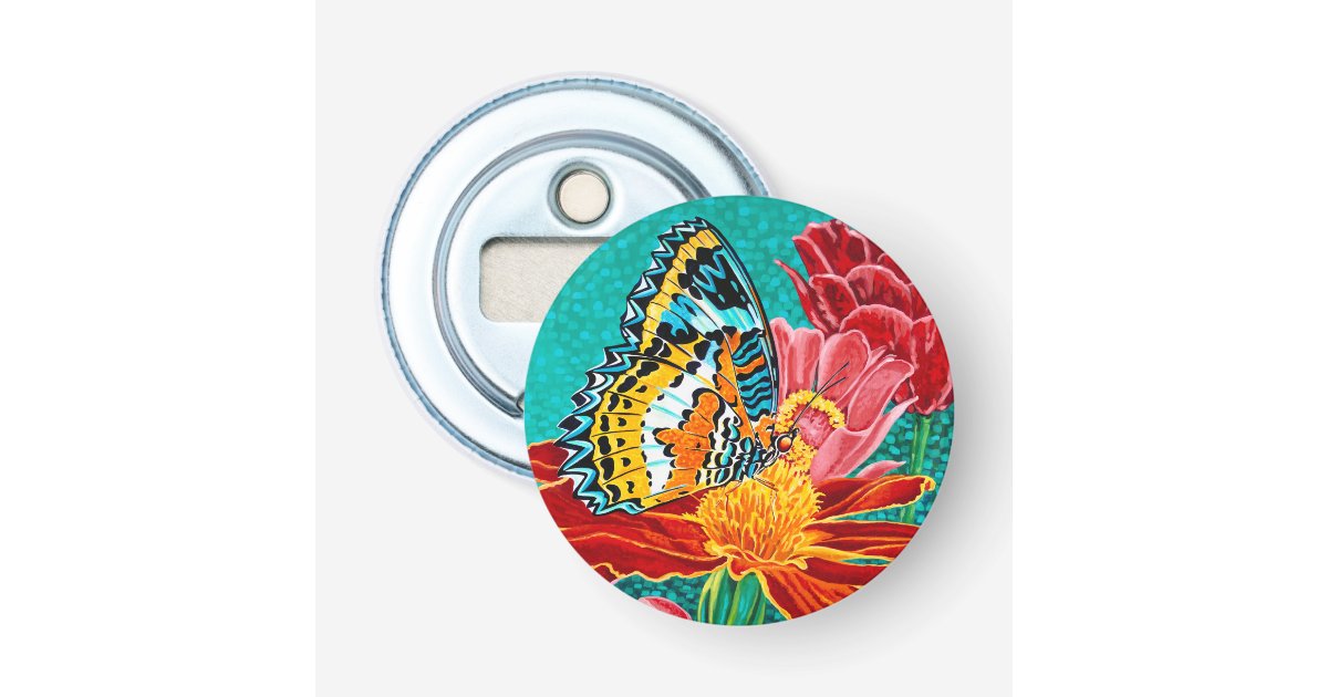 Poised Butterfly I Bottle Opener | Zazzle