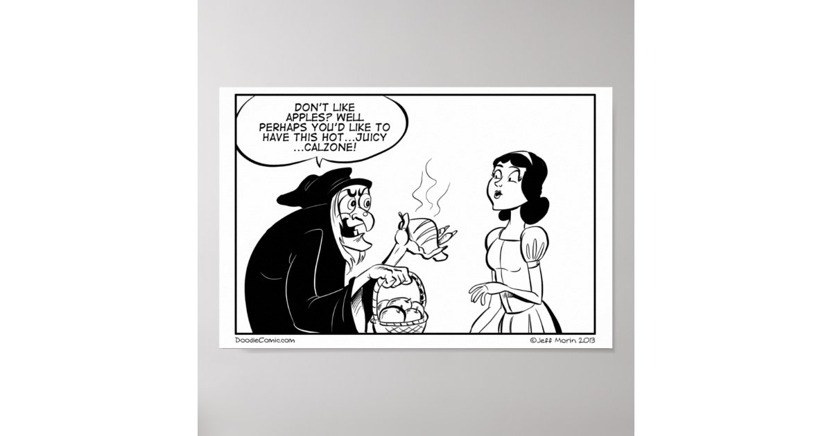 Poison Calzone Daily Doodle Print | Zazzle