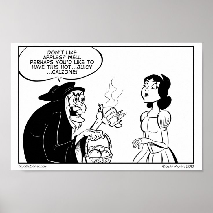 Poison Calzone Daily Doodle Print | Zazzle