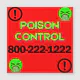 Poison Control Number Fridge Magnetic Card | Zazzle