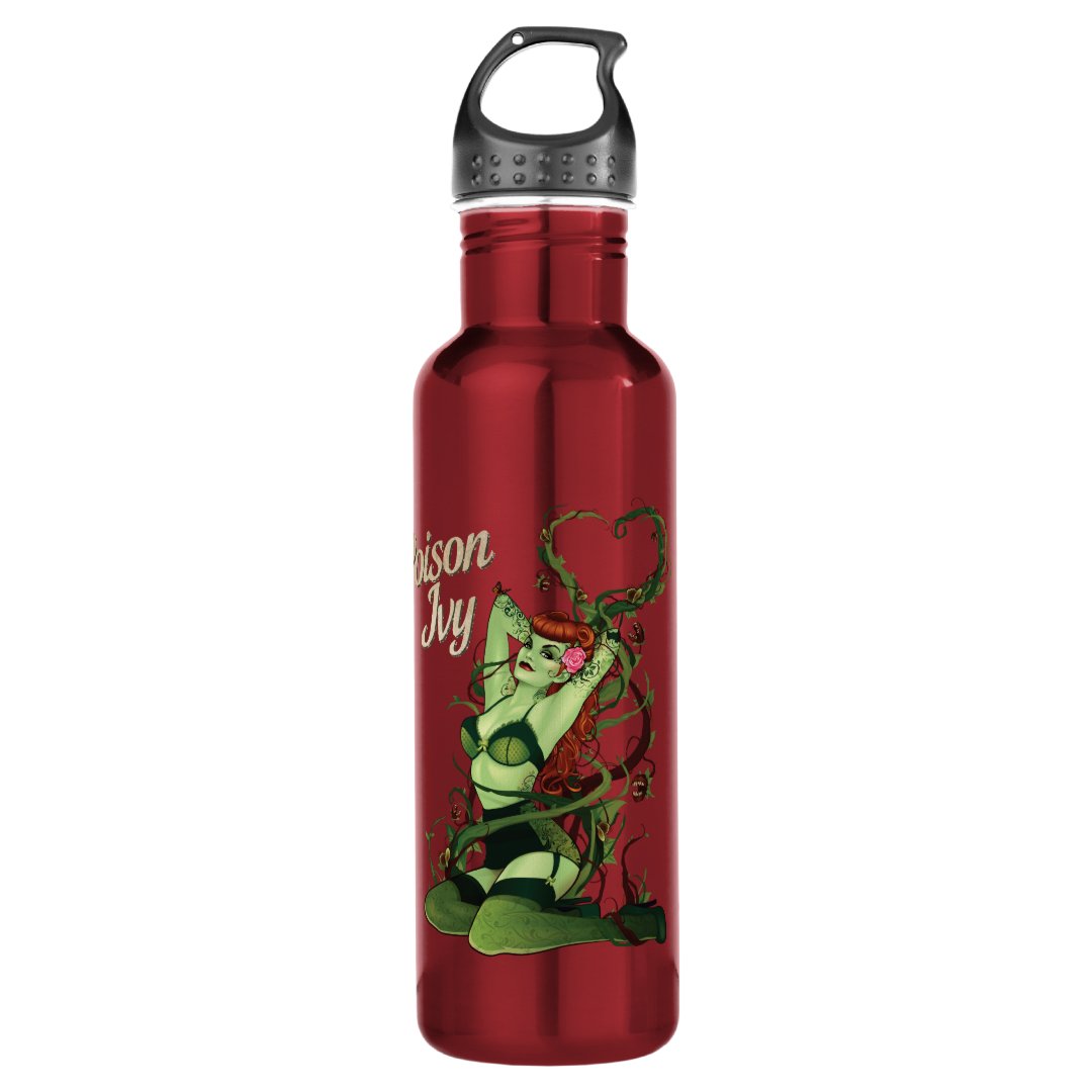 Poison Ivy Bombshell Stainless Steel Water Bottle | Zazzle