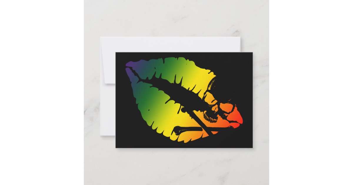 poison lips invitation | Zazzle