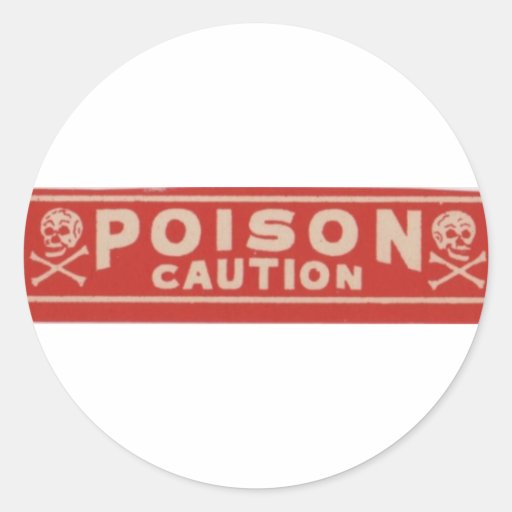 Poison Sticker | Zazzle