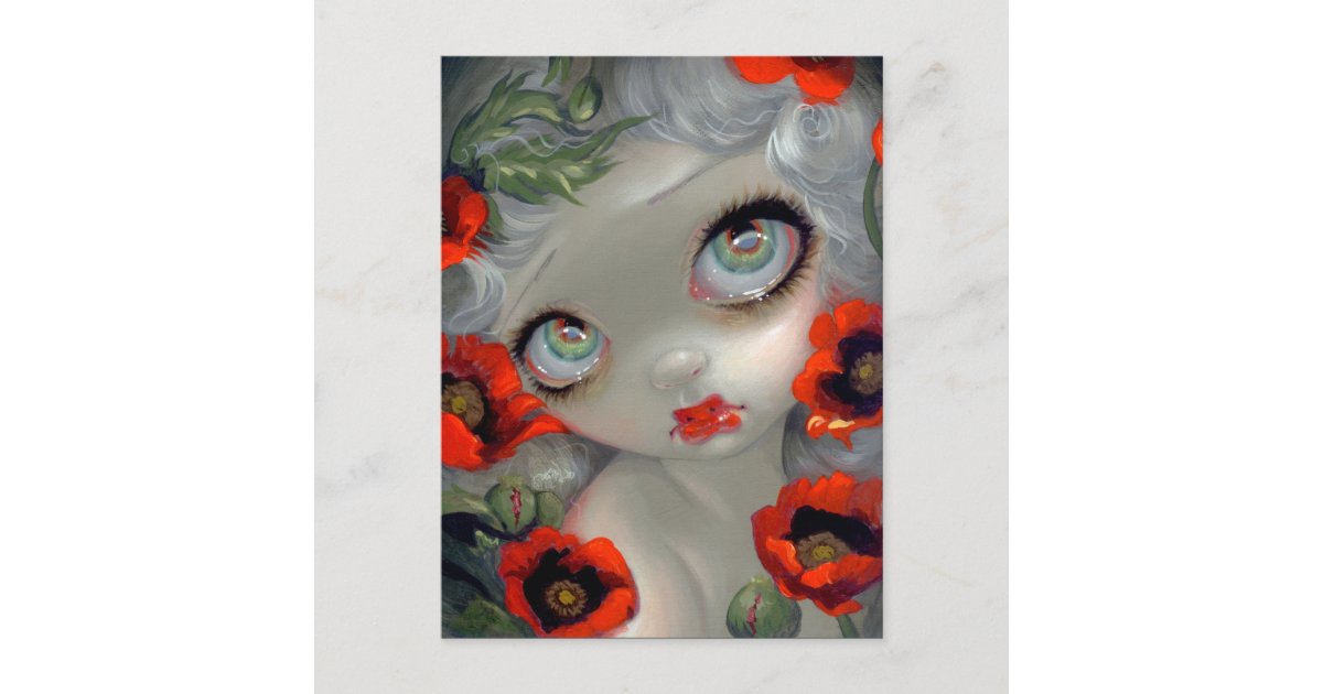 "Poisonous Beauties III: Opium Poppy" Postcard | Zazzle