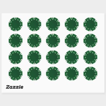 poker chip sticker | Zazzle