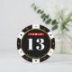 Poker Chip Wedding Reception Table Number | Zazzle