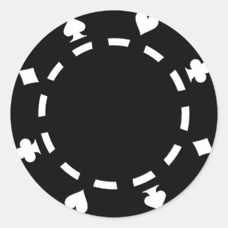 Poker Chip Stickers | Zazzle